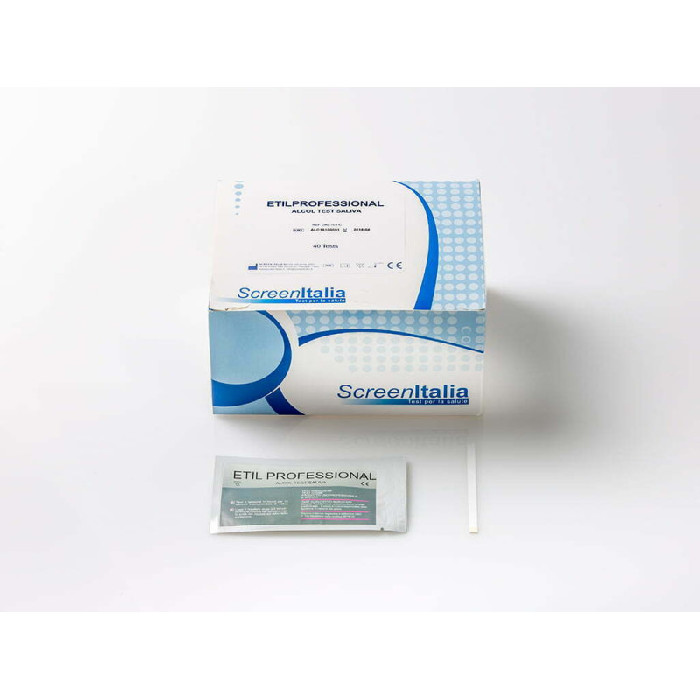Alcol Test su saliva Etil Professional - Conf.40 pz. :: A.S.L. s.r.l.
