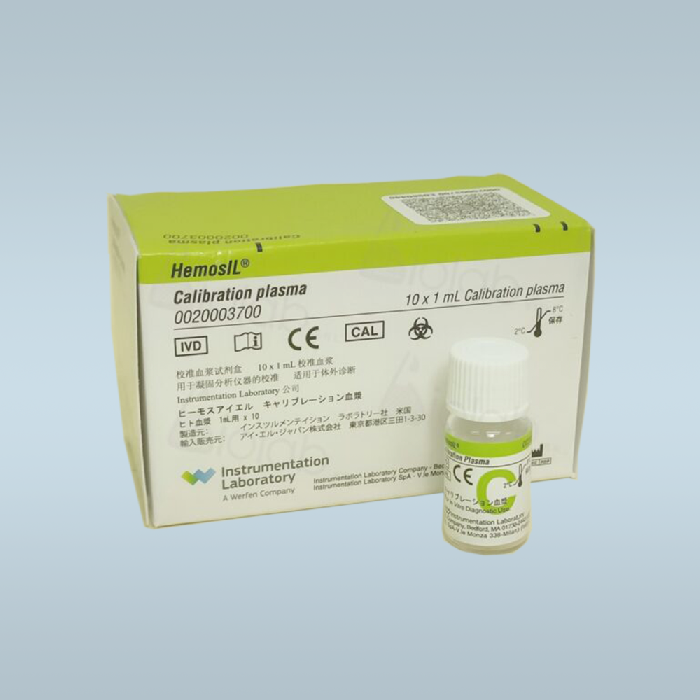 Calibration plasma 10x1ml Hemosil :: A.S.L. s.r.l.