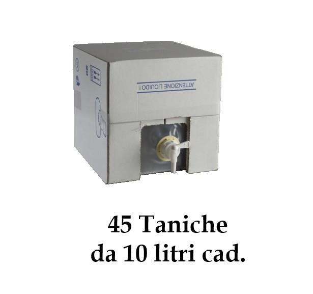 45 Taniche (FORMATO BANCALE) Acqua Bidistillata 10 litri :: A.S.L. s.r.l.